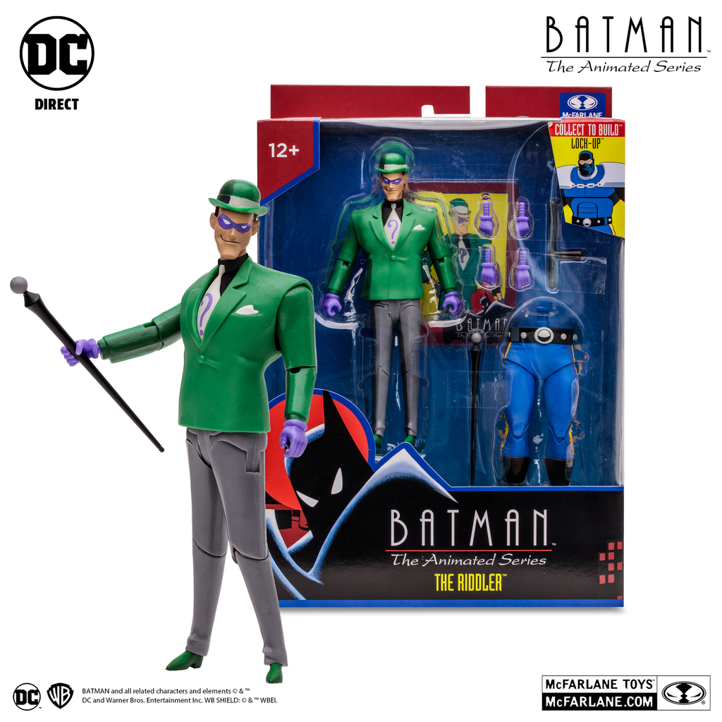 DC DIRECT - BTAS 6" BUILD-A WV2 - THE RIDDLER | Arkham Cafe Coop
