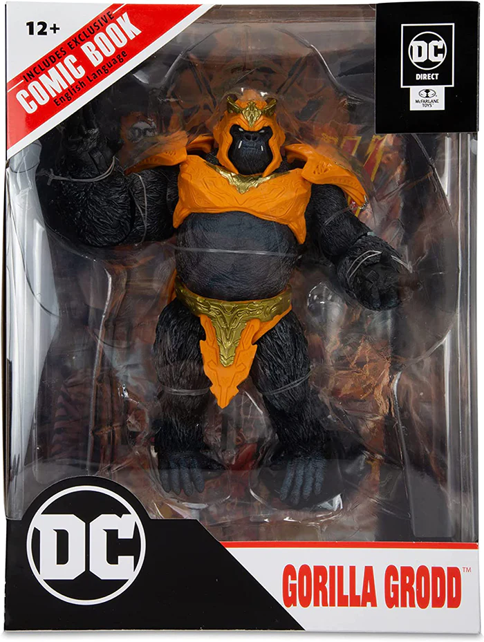 McFarlane Toys - DC DIRECT COMIC W/ MEGA FIG-FLASH GORILLA GRODD ...