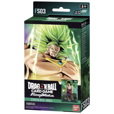 DBS FUSION WORLD STARTER DECK 3 - Broly | Arkham Cafe Coop