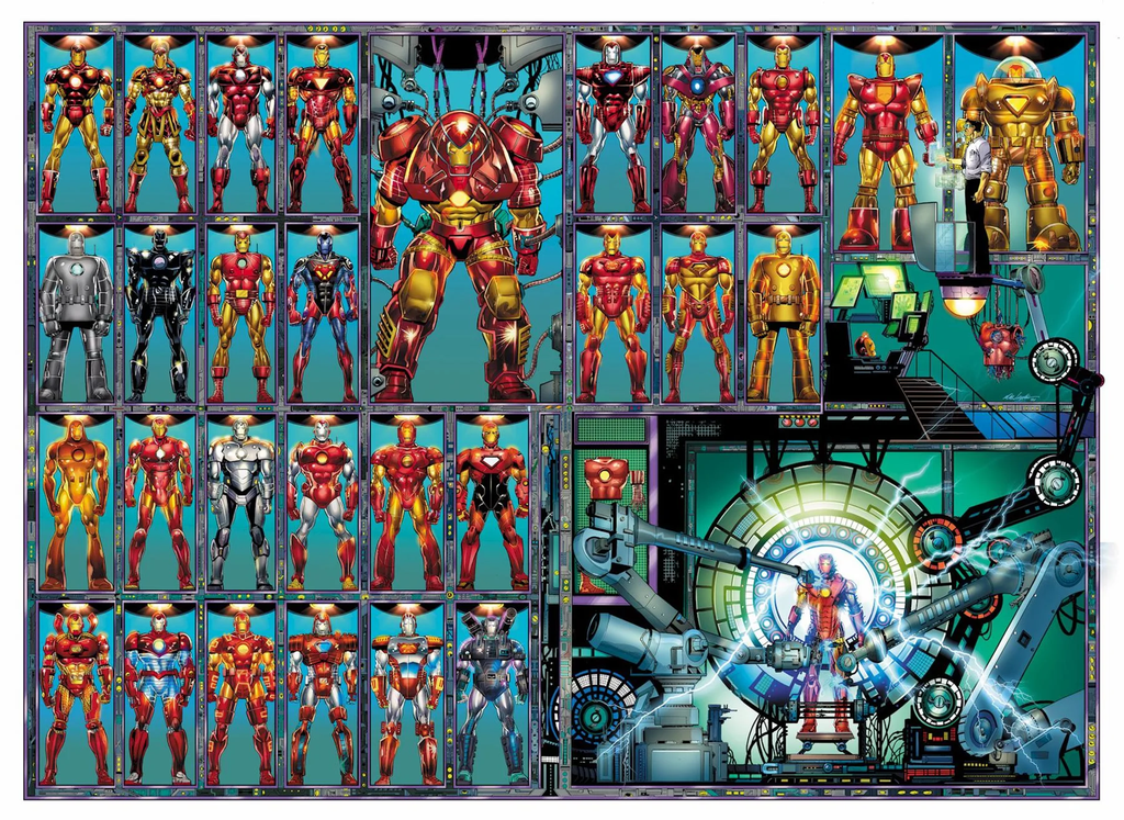 Invincible Iron Man 1-8 LAYTON CONNECTING VARIANT complete set | Arkham ...