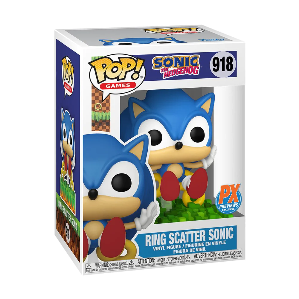 POP GAMES SONIC RING SCATTER SONIC PX EXCLUSIVE | Arkham Boutique