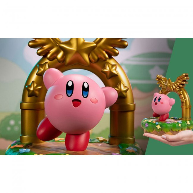 First4Figure - KIRBY AND THE GOAL DOOR PVC STATUE 9'' | Arkham Cafe Coop